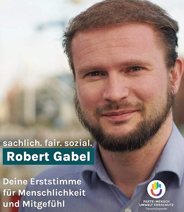 Robert Gabel, Tierschutzpartei, Vorpommern-Rügen – Vorpommern-Greifswald I – WEN WÄHLEN ...